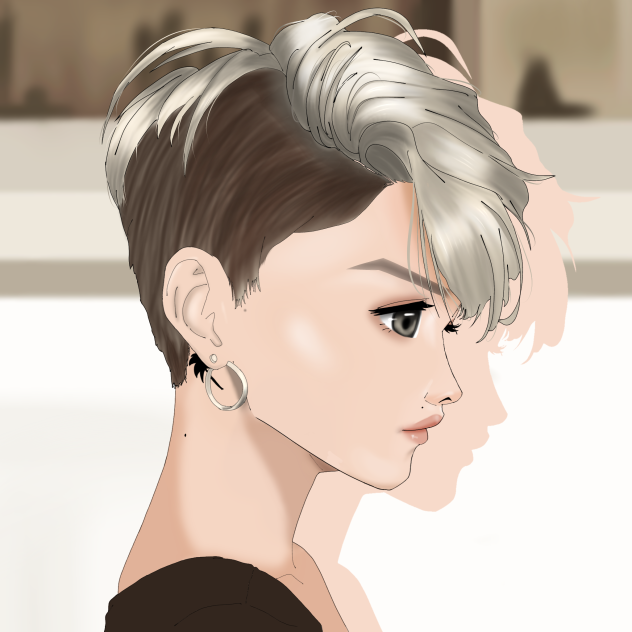 Pixie haircut - ibisPaint