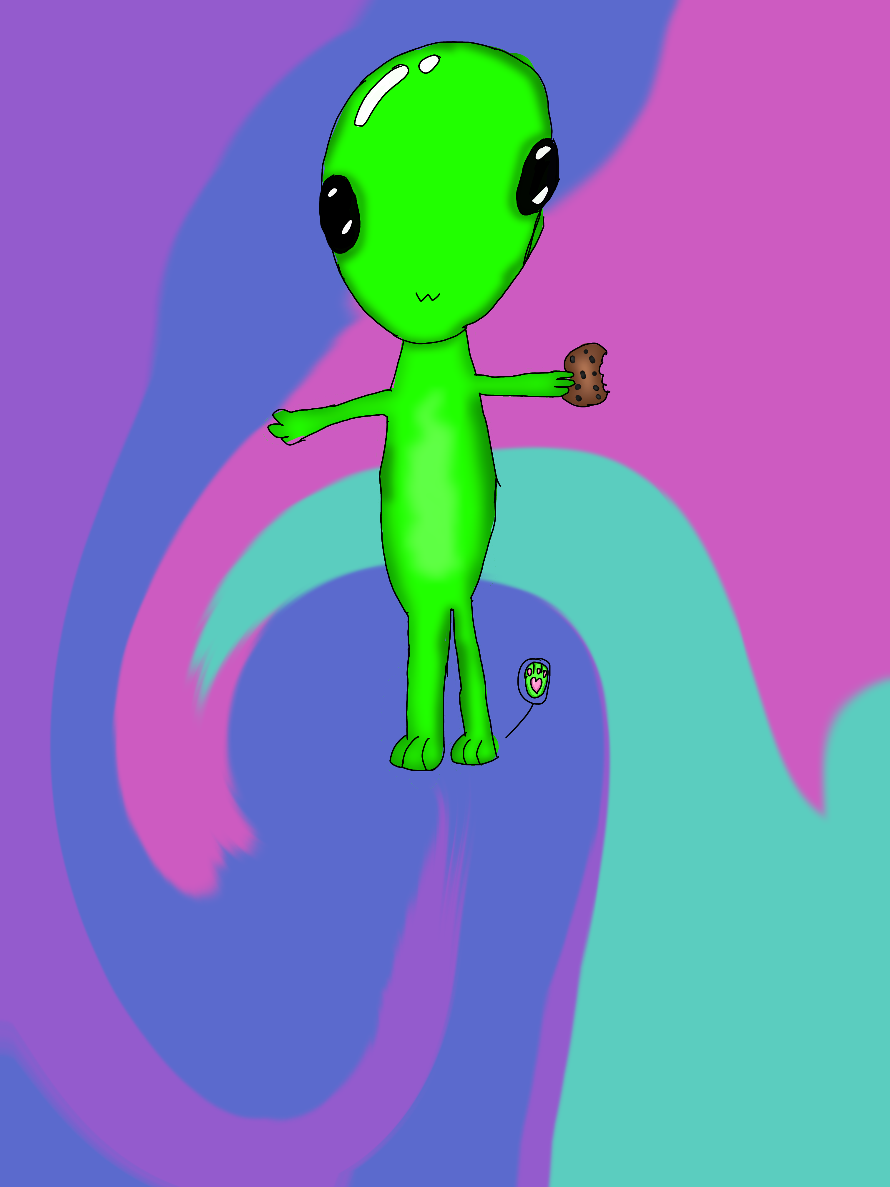 Ali the alien - ibisPaint