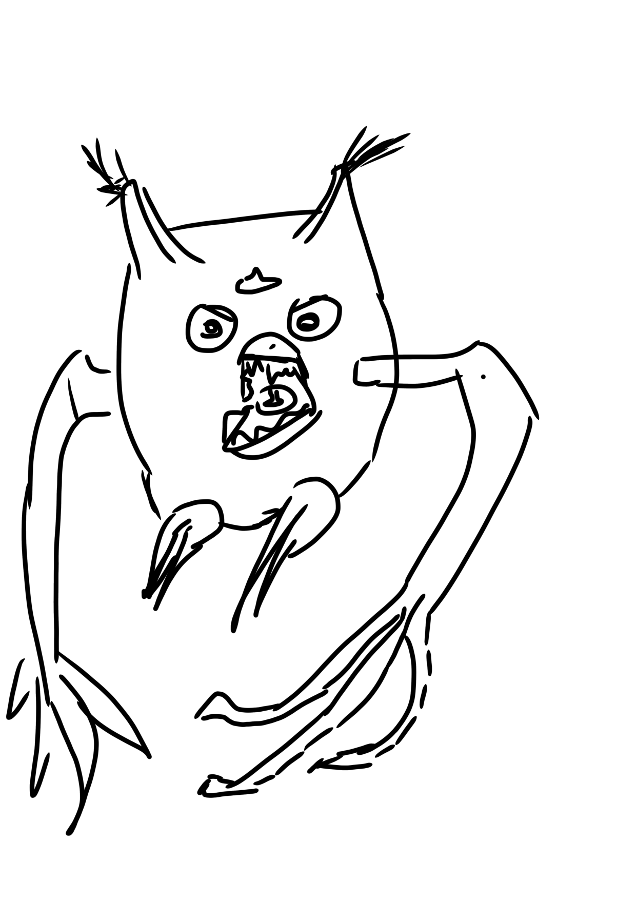 Horror Furby Doodle - ibisPaint