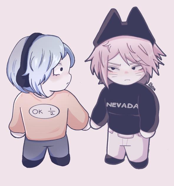 Nyon and Nyen chibis ! - ibisPaint