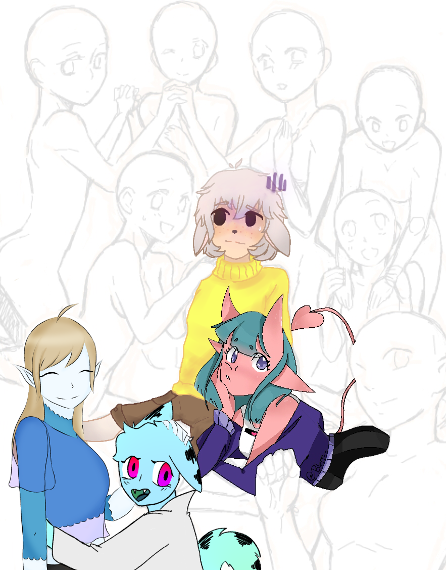 OC collab with @Blepp_ and many others! - ibisPaint