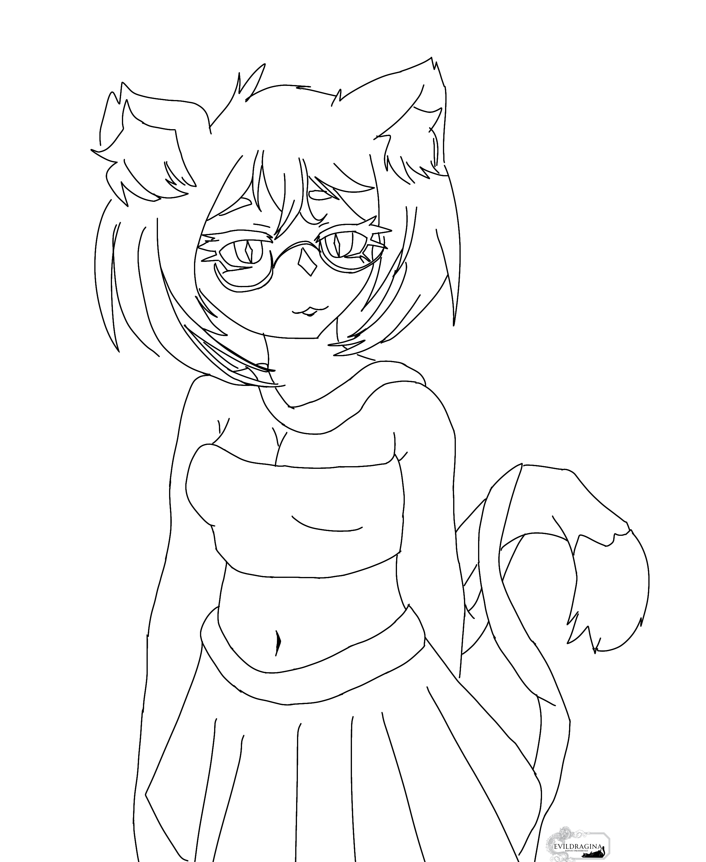 Caty Lineart - ibisPaint