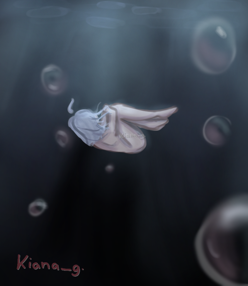 Drowning in pressure. - ibisPaint