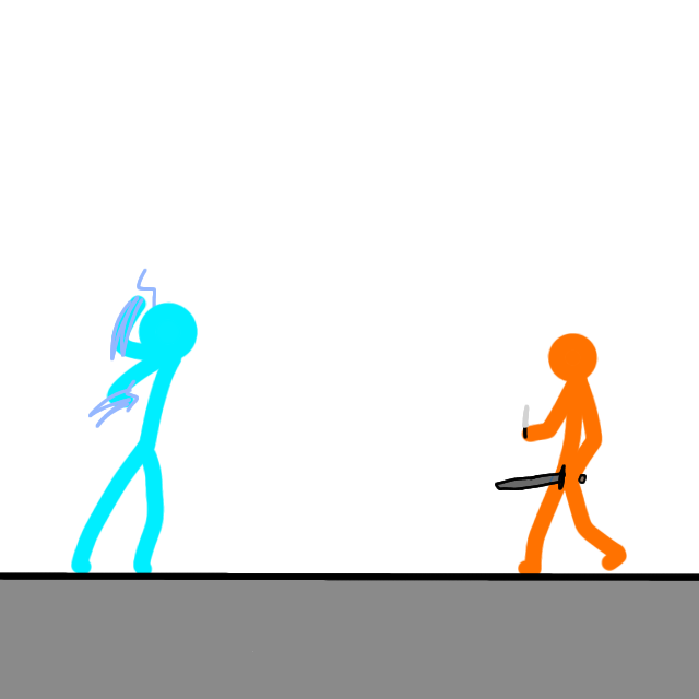 stickman fight (beginner) - ibisPaint