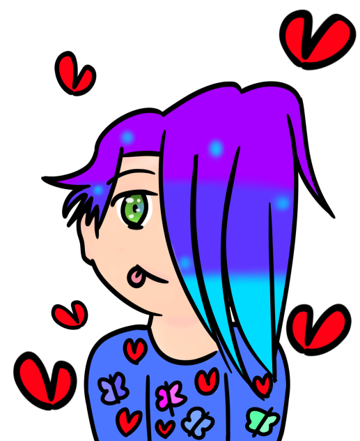 Galaxy hair - ibisPaint