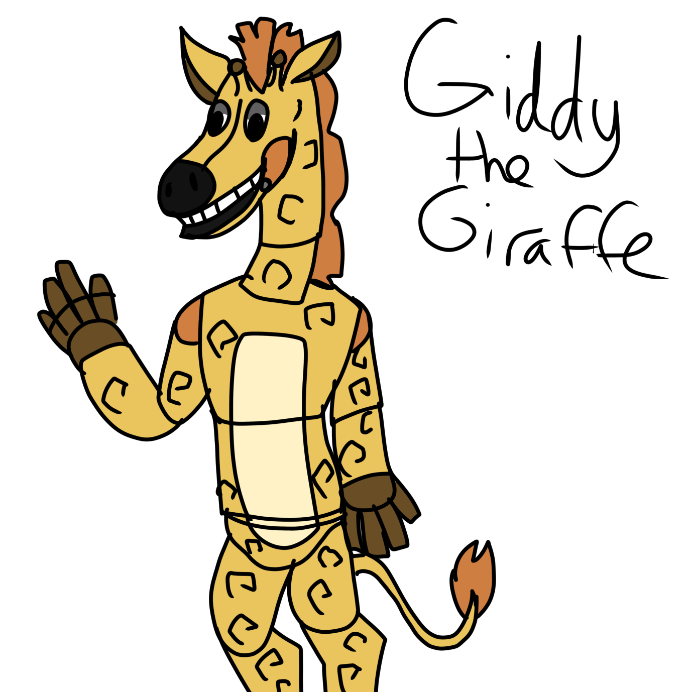 FNaL character 5- Giddy the Giraffe - ibisPaint