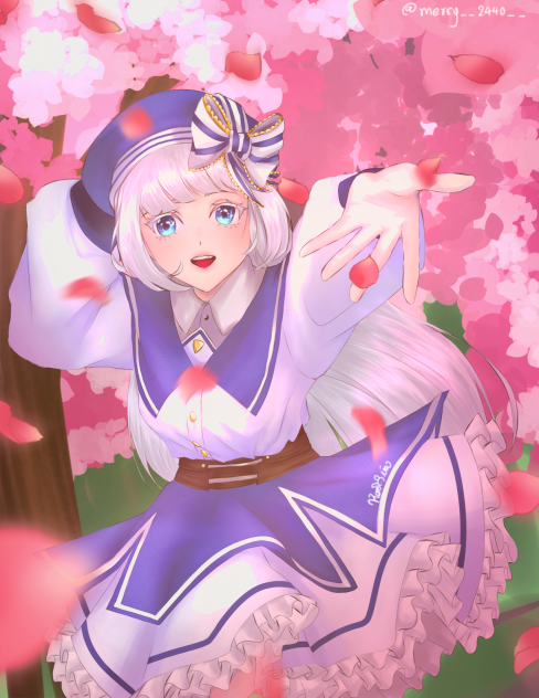Bloom like cherry blossoms in March - ibisPaint