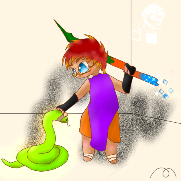 Chibi Dot and DN (Danny) - ibisPaint