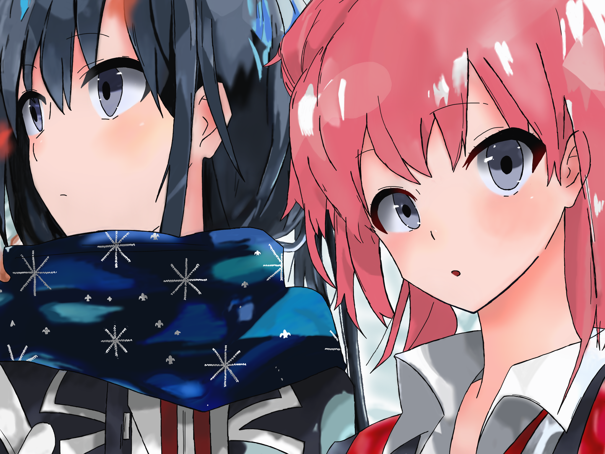 SNAFU - Yui and Yukino - ibisPaint