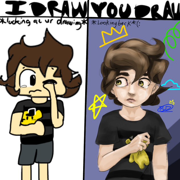 I draw you draw(crying child completed!) - ibisPaint