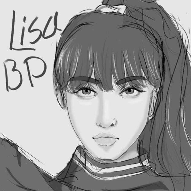 Black pink Lisa - ibisPaint