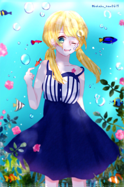 to float in water - ibisPaint