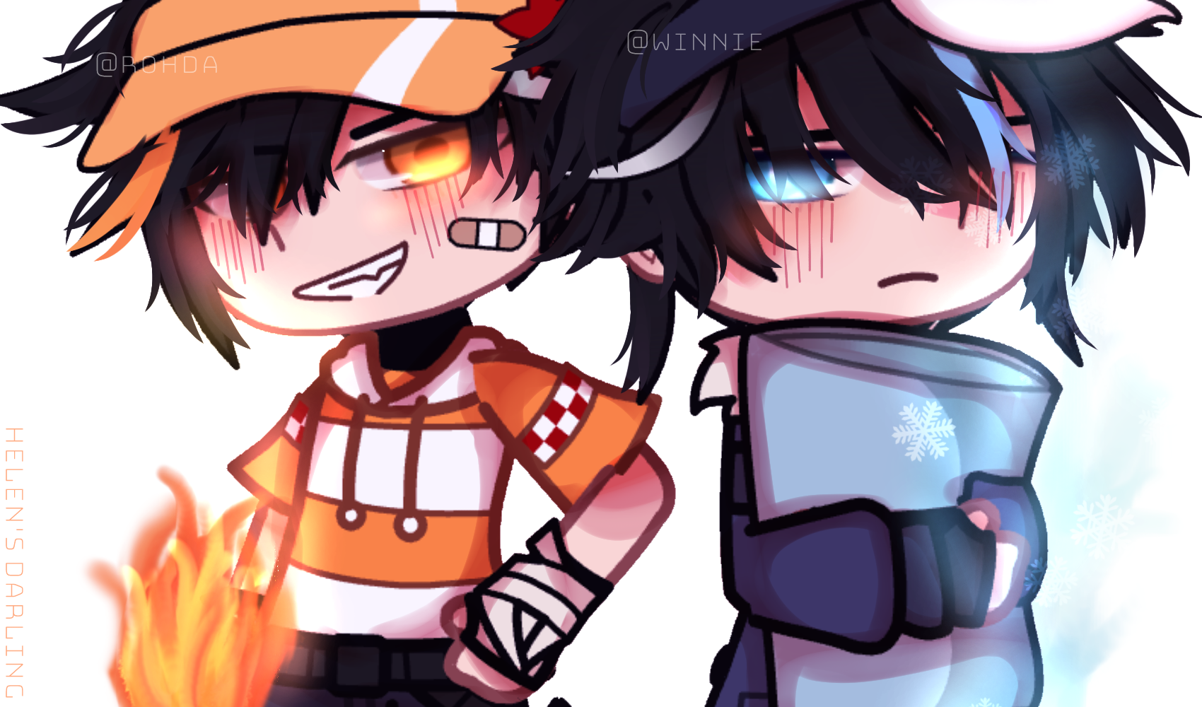 fire & ice - ibisPaint