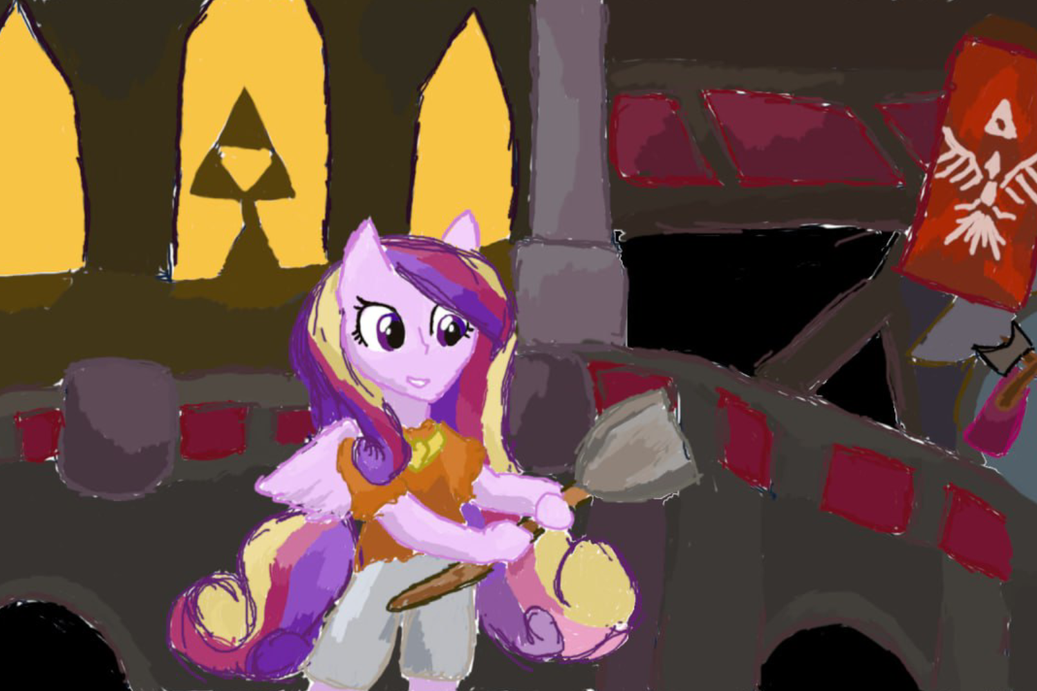 Cadence in Hyrule Castle - ibisPaint