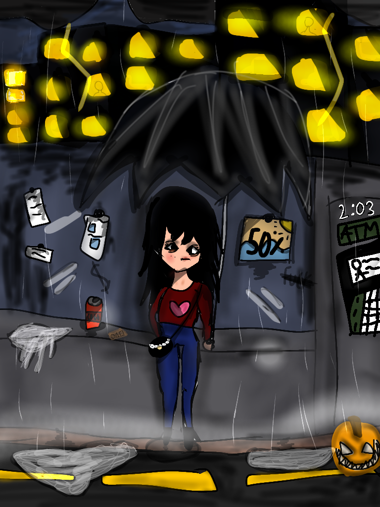 rainy season spooky - ibisPaint