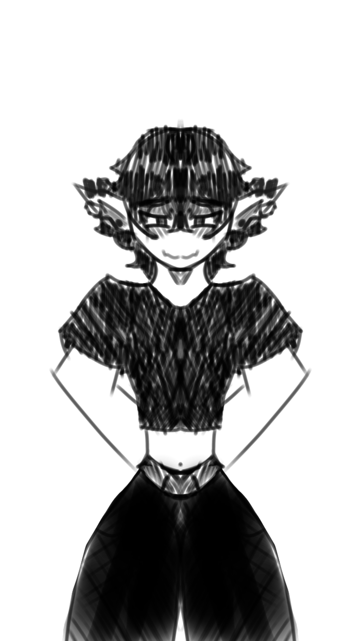 nervous 🤨 EMO⚫🖤 - ibisPaint