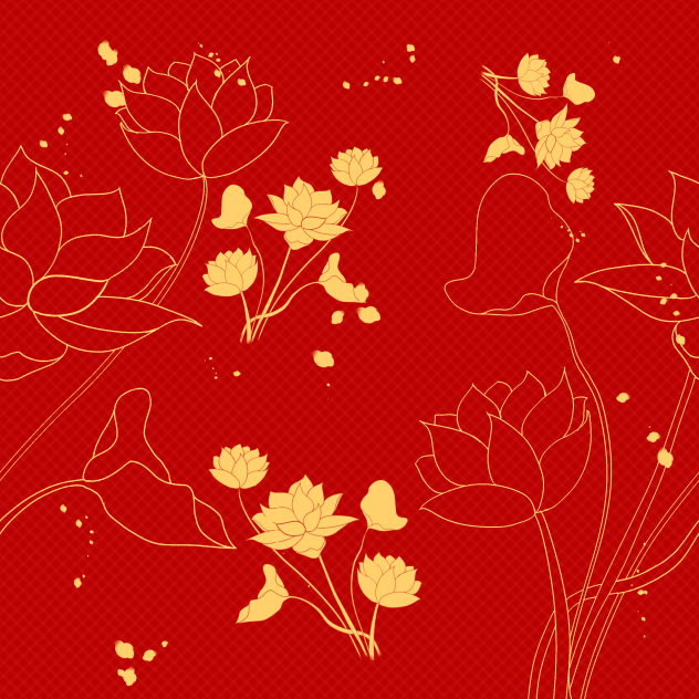 Fabric Lotus Pattern1 - ibisPaint