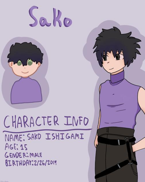 Sako character sheet - ibisPaint