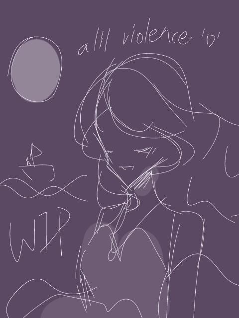 Tek it - i watch the moon draft - ibisPaint