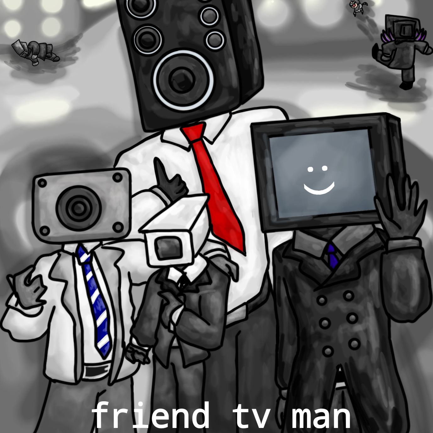 friend tv man - ibisPaint