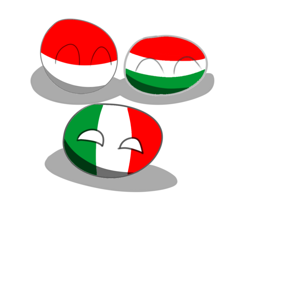 some random countryballs - ibisPaint