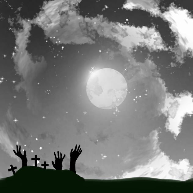 Inktober day 8- the undead rise - ibisPaint