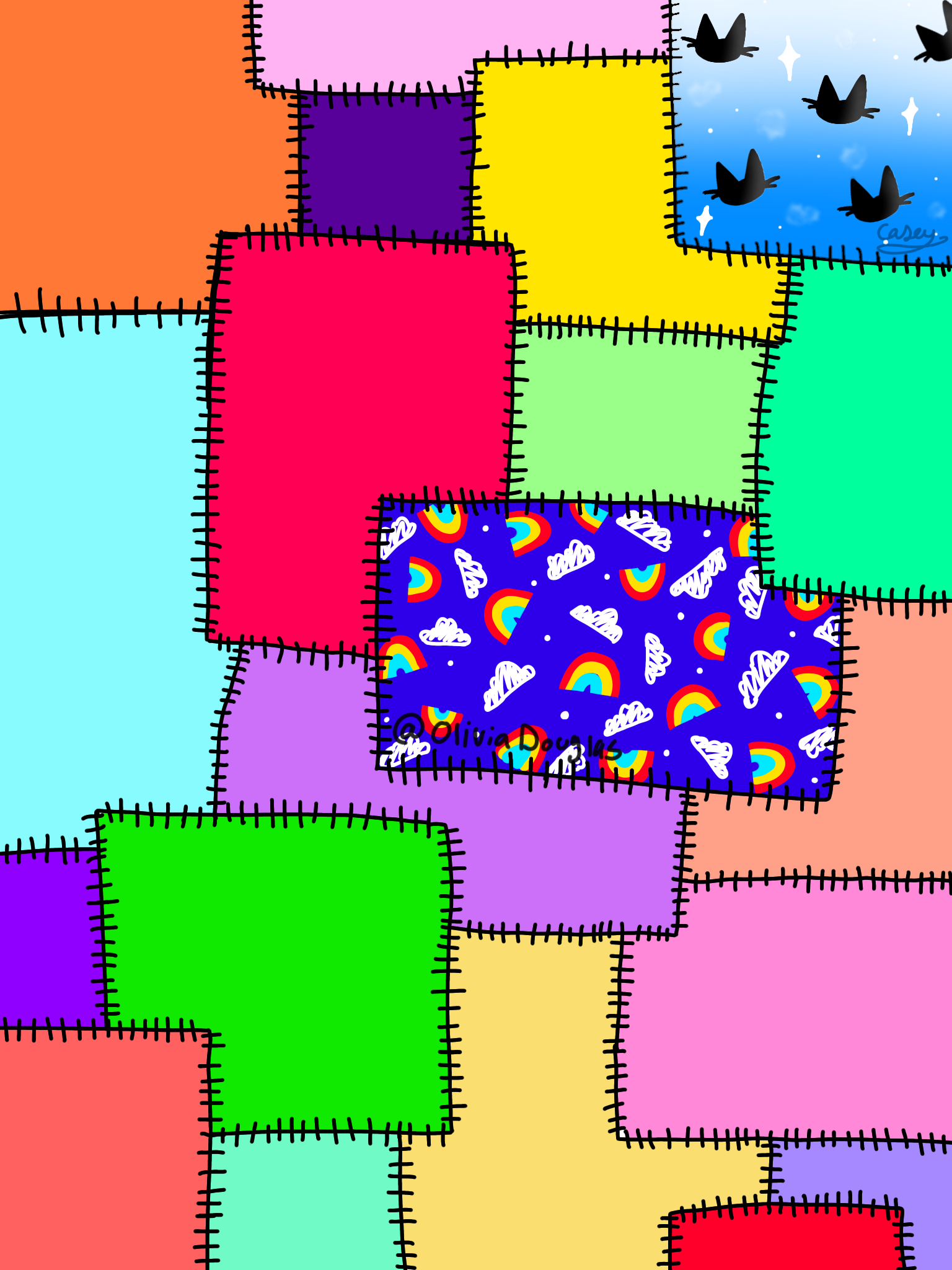 Patches collab - ibisPaint