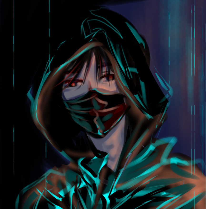 Dark reflection - ibisPaint