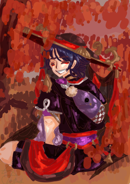 doodle of scaramouche💅😫 - ibisPaint