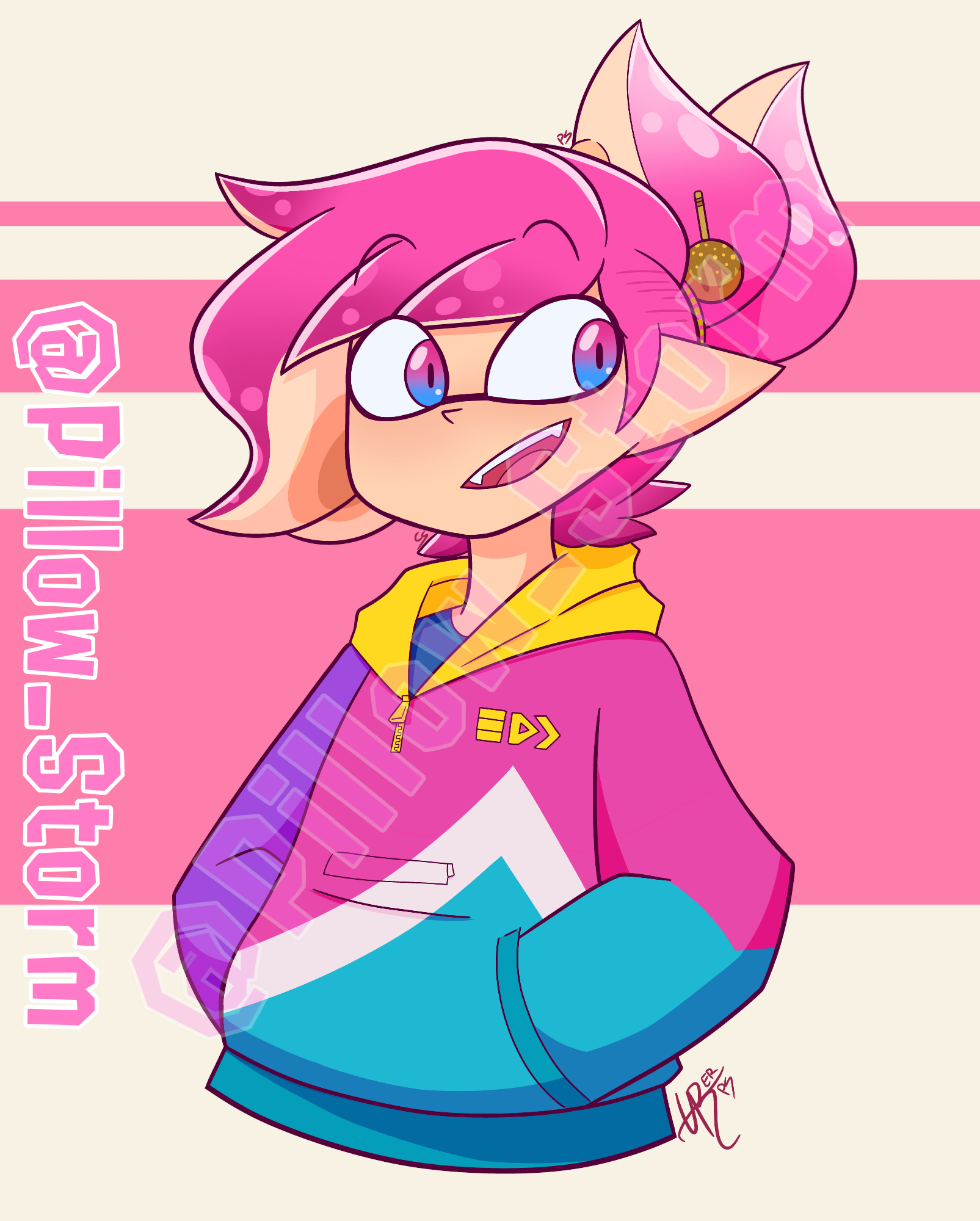 Splatoon Oc Meme - Pink - ibisPaint