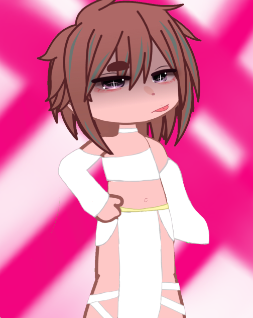 IMAGINE .. me dressed like this in ur r- - ibisPaint