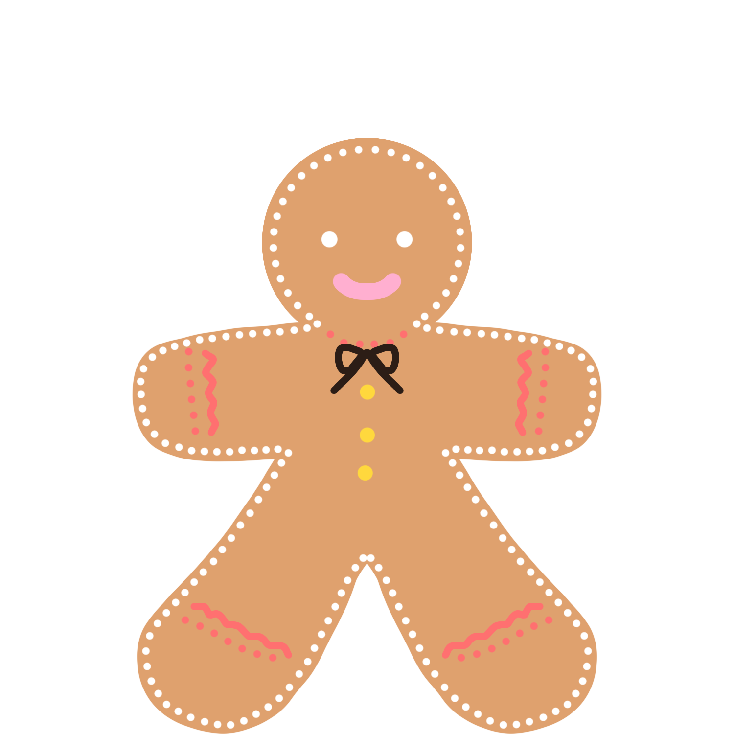 Ginger cookie man - ibisPaint