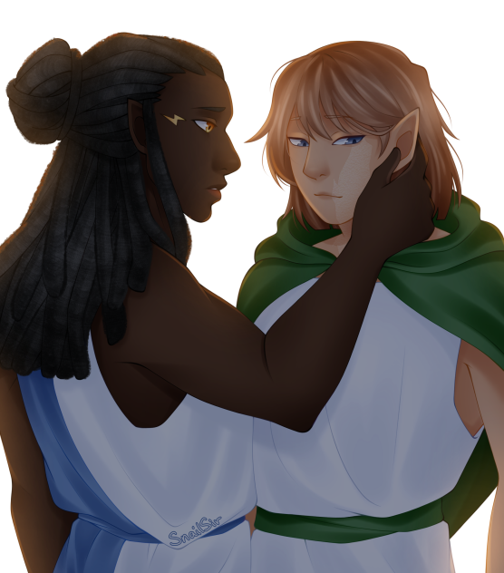 Orion and Heron - ibisPaint