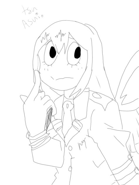 Tsu asui sketch👌🏼 - ibisPaint