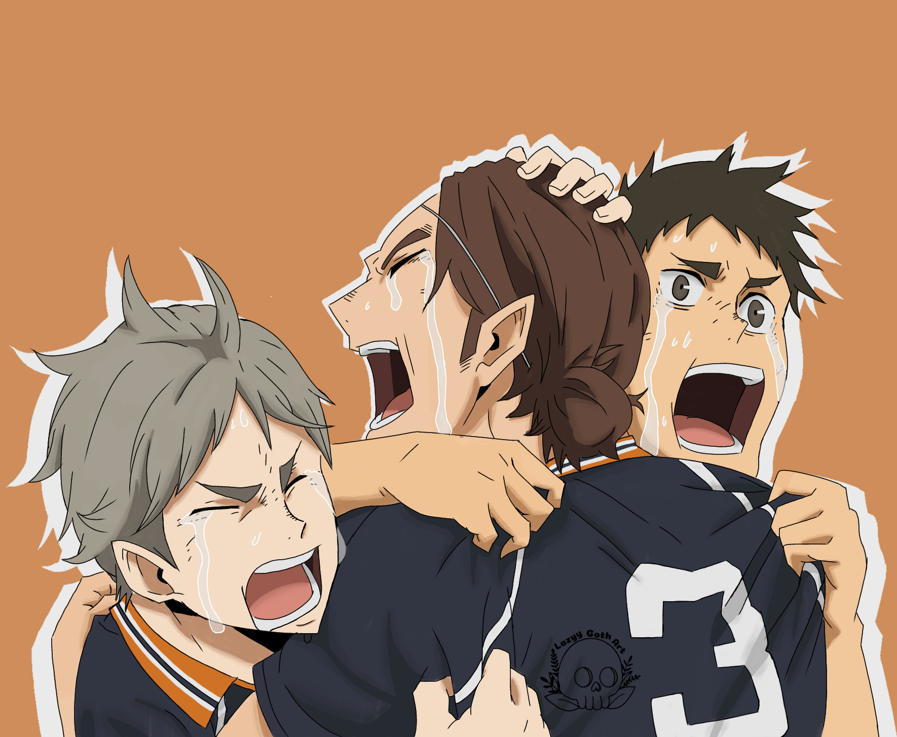 Karasuno Third Years - ibisPaint
