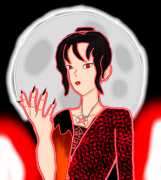 the demon girl - ibisPaint