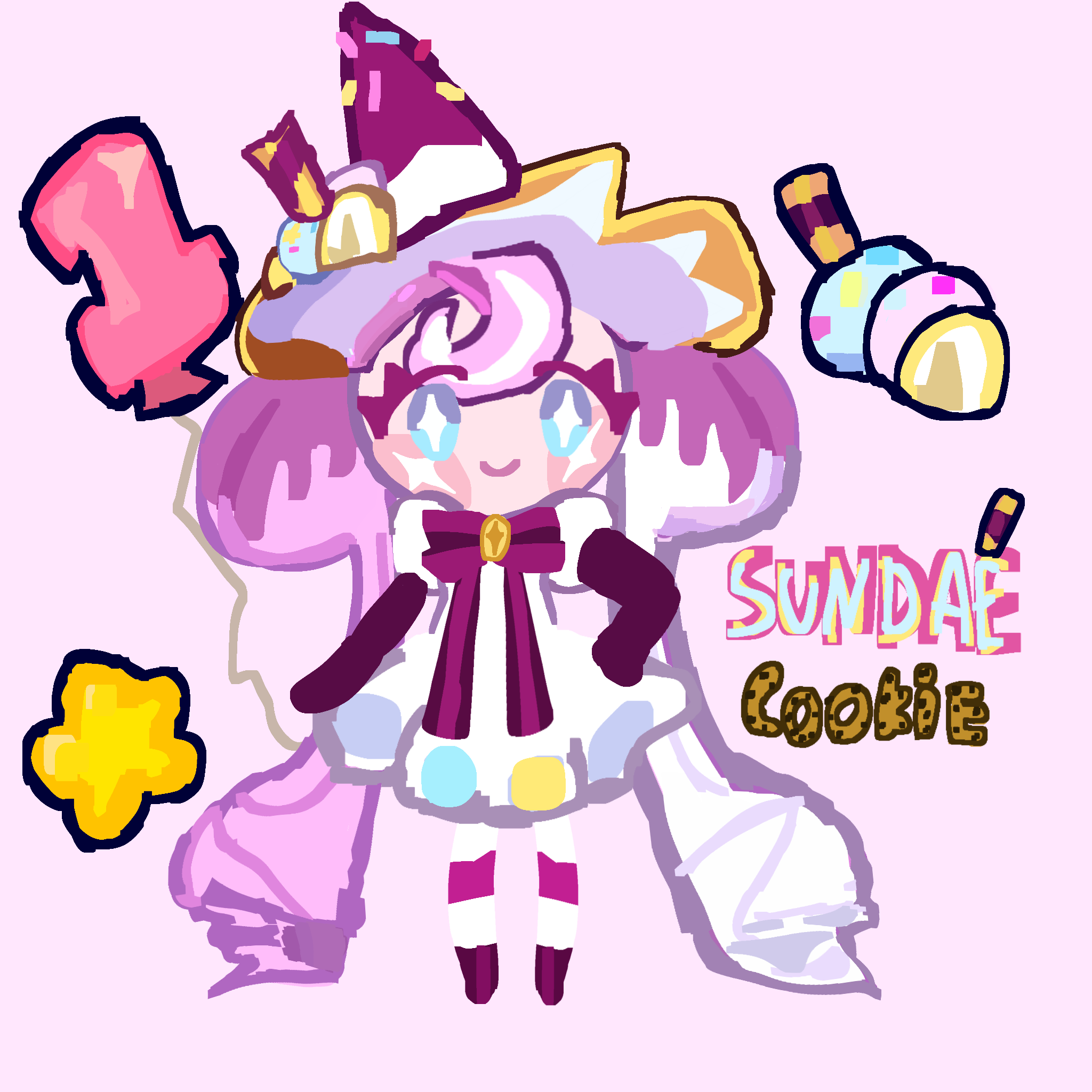 sundae cookie - ibisPaint