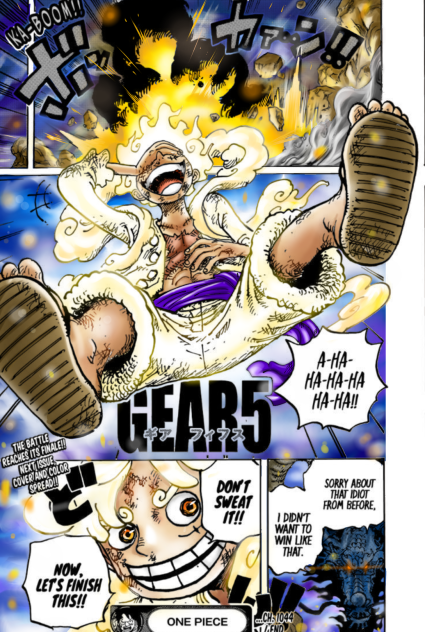 Gear 5 Luffy (colored) - ibisPaint