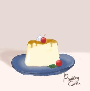 Pudding cake🍮 - ibisPaint