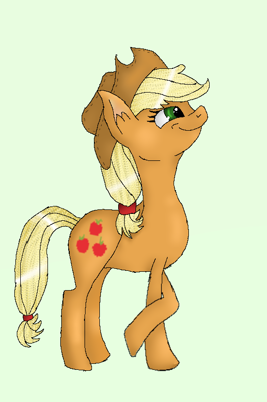 mlp speedpaint applejack - ibisPaint