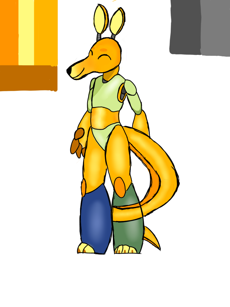 Skippy the kangaroo - ibisPaint