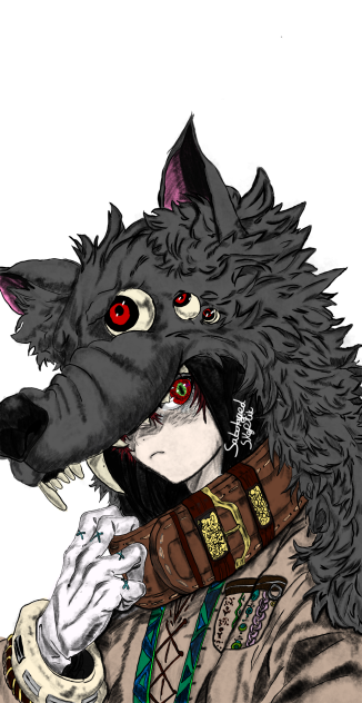 Wolf Demon - ibisPaint