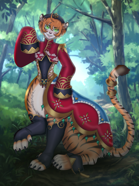 Tiger centaur - ibisPaint