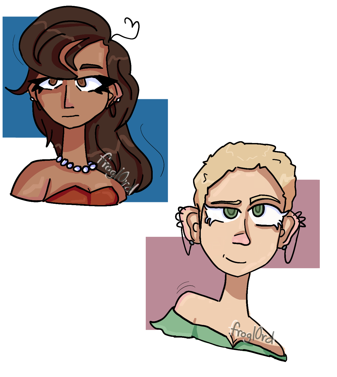 Ladies in dresses - ibisPaint