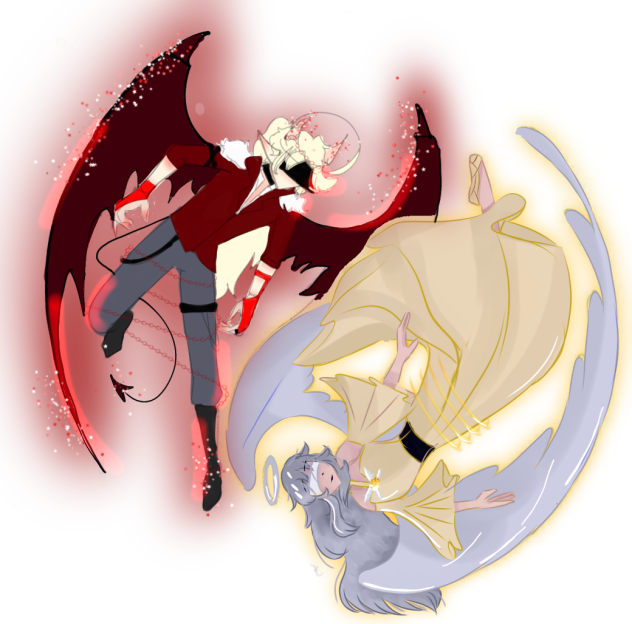 Collab angel x devil - ibisPaint