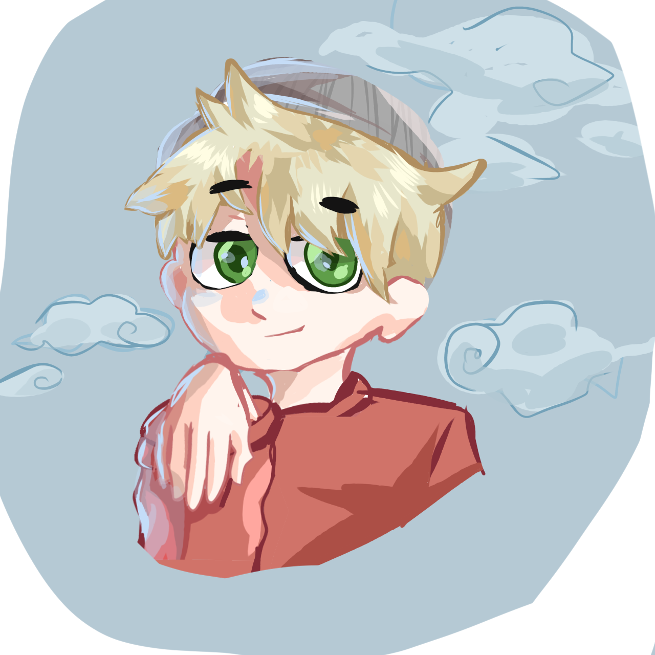 Cartoon style Neil - ibisPaint