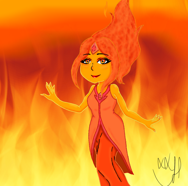 Flame Princess fanart - ibisPaint