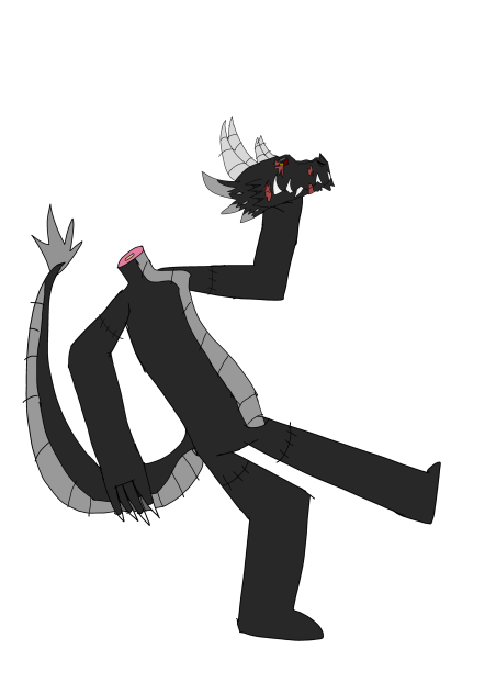 Headless Dragon - ibisPaint