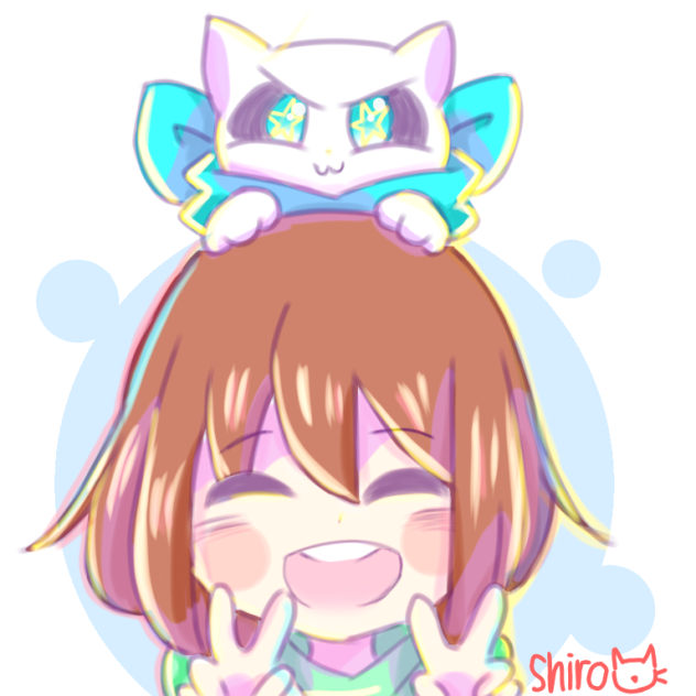 Chara and Sans Underswap - ibisPaint