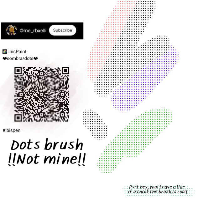 Dot brush 🖤 - ibisPaint